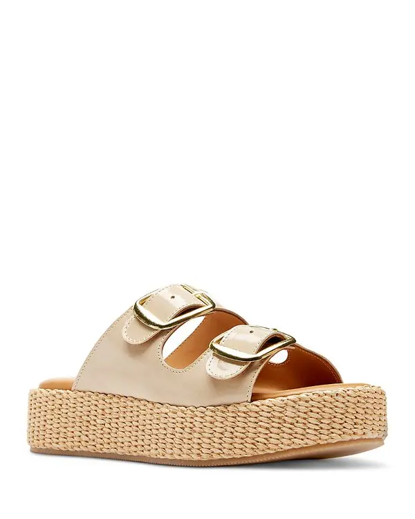 La Canadienne Shea Buckle Sandals - Beige