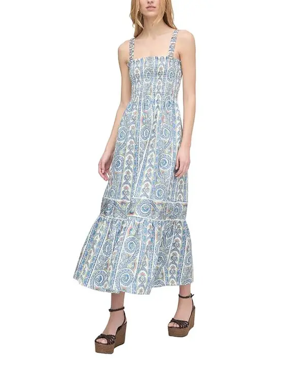 Hill House Home The Anjuli Nap Dress - Blue Corsica Paisley