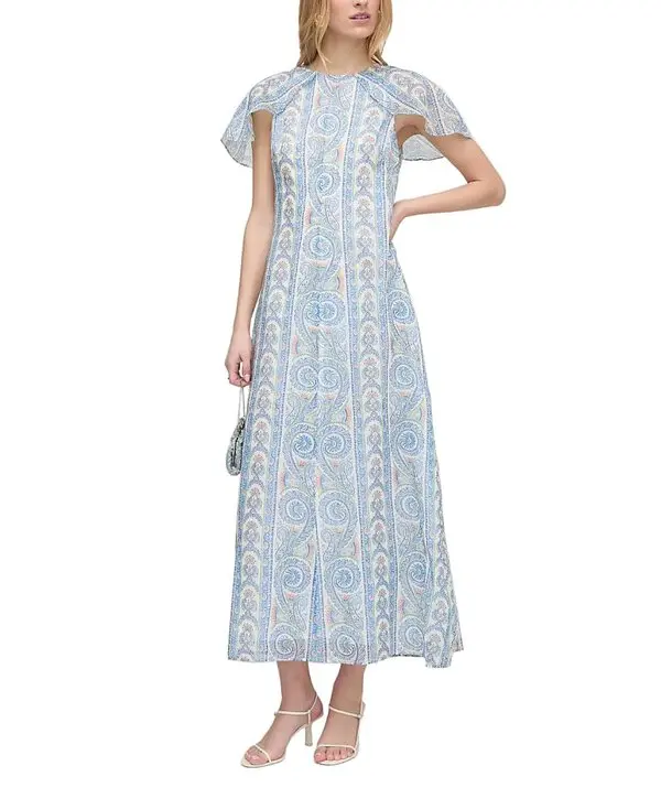 Hill House Home The Davina Dress - Blue Corsica Paisley