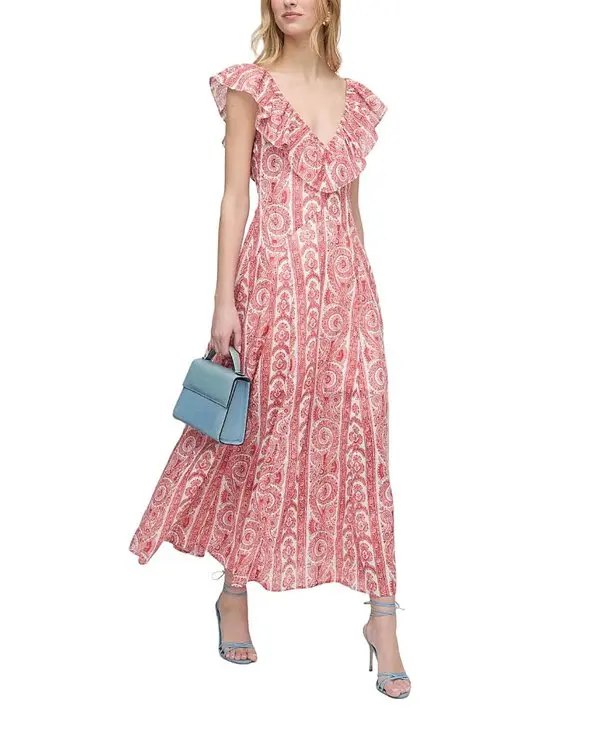Hill House Home The Milani Dress - Coral Corsica Paisley