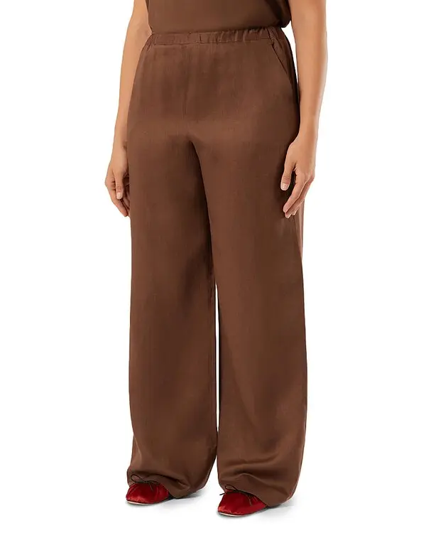 Marina Rinaldi Rocco Wide Leg Pants - Cocoa
