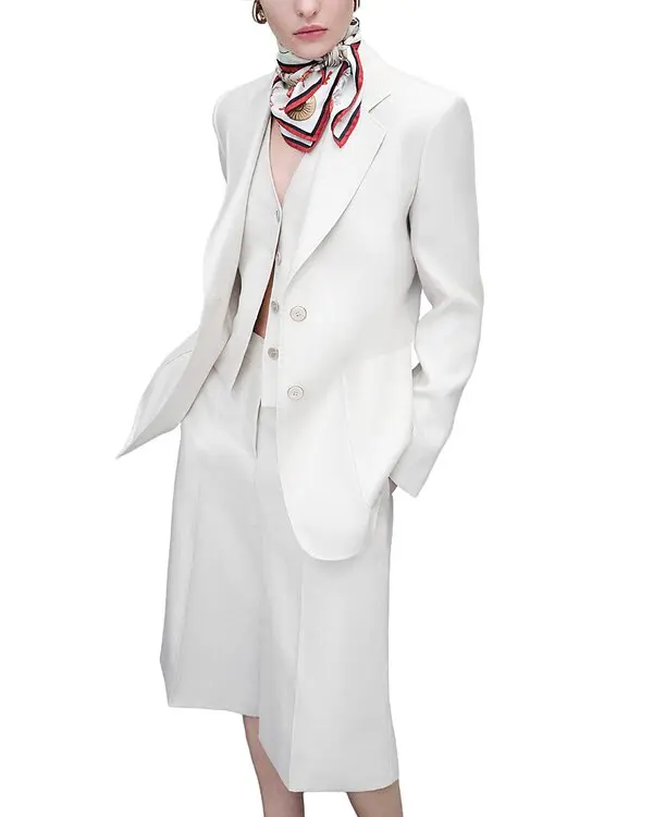 Max Mara Mxmvolonta Single-breasted Blazer - Beige