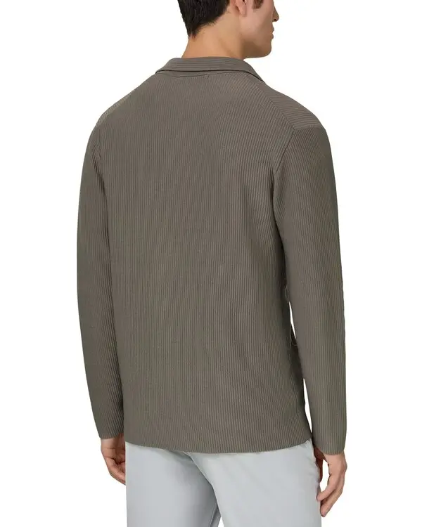 Boggi Milano Regular Fit Double Breasted Jacket - Mud