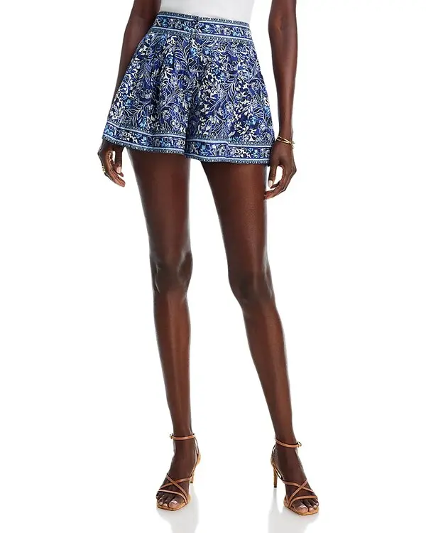 Ramy Brook Quinn Printed Short - Navy Floral