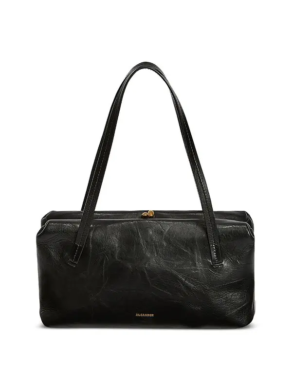 JIL SANDER Goji Pillow Small Leather Handbag - Black