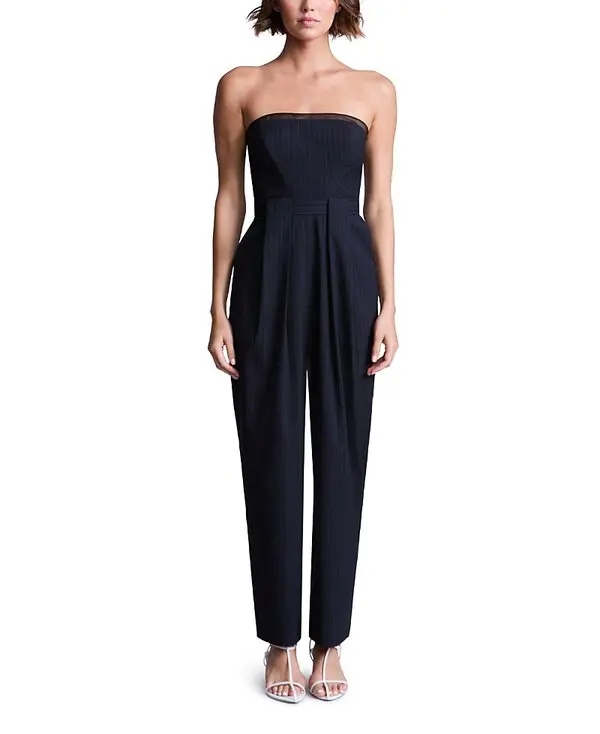Bcbgmaxazria Donna Jumpsuit - Navy Pinstripe