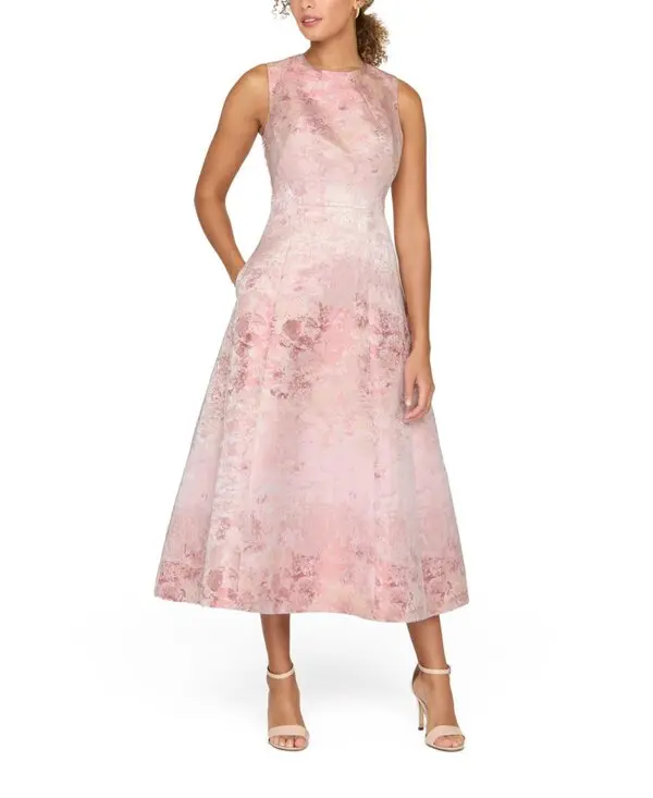 KAY UNGER Philippa Tea Length Dress