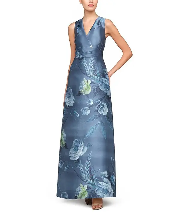 KAY UNGER Rosalind Gown - Turquoise