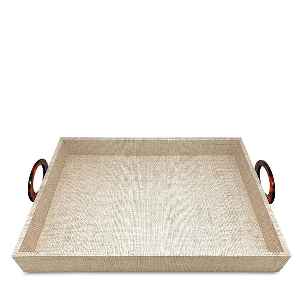 MARIPOSA Capri Handled Tray - Beige