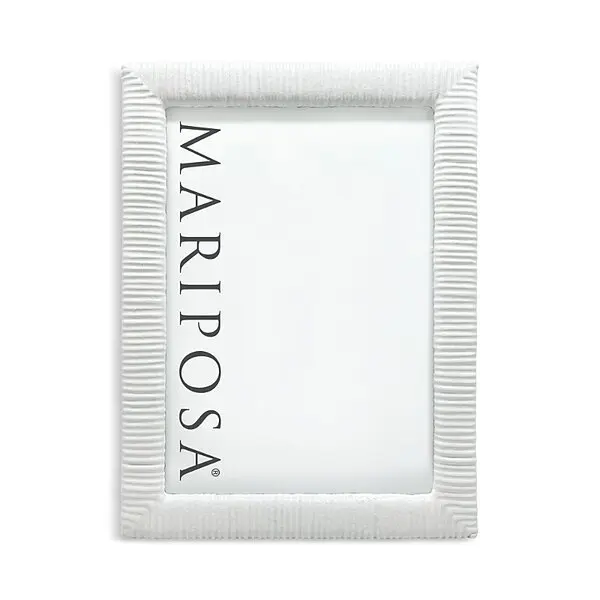 MARIPOSA Woven Look Frame, 5 X 7 - White