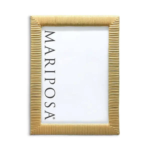 MARIPOSA Woven Look Frame, 5 X 7 - Yellow