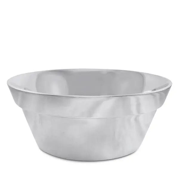 MARIPOSA Flower Pot Salad Bowl - Silver