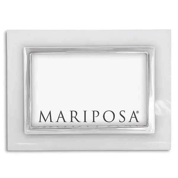 MARIPOSA Metal Trim Frame, 4 X 6 - White