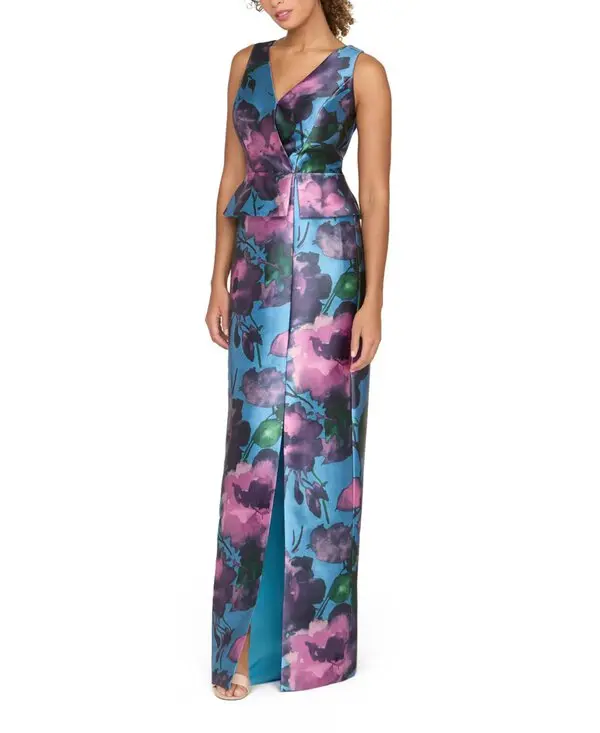 KAY UNGER Celeste Column Gown