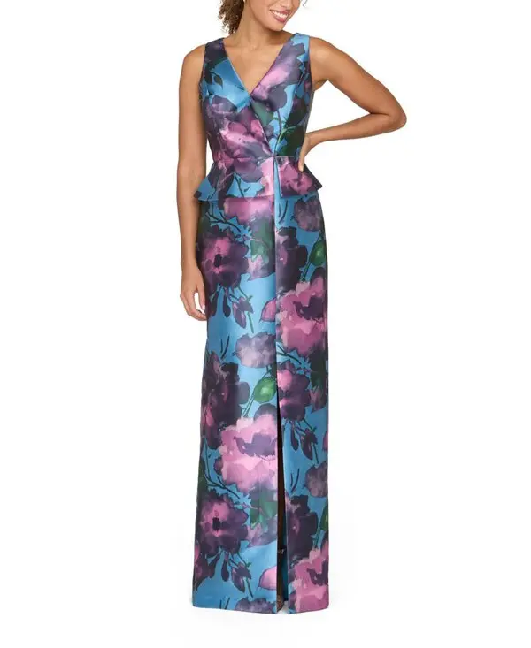 KAY UNGER Celeste Column Gown