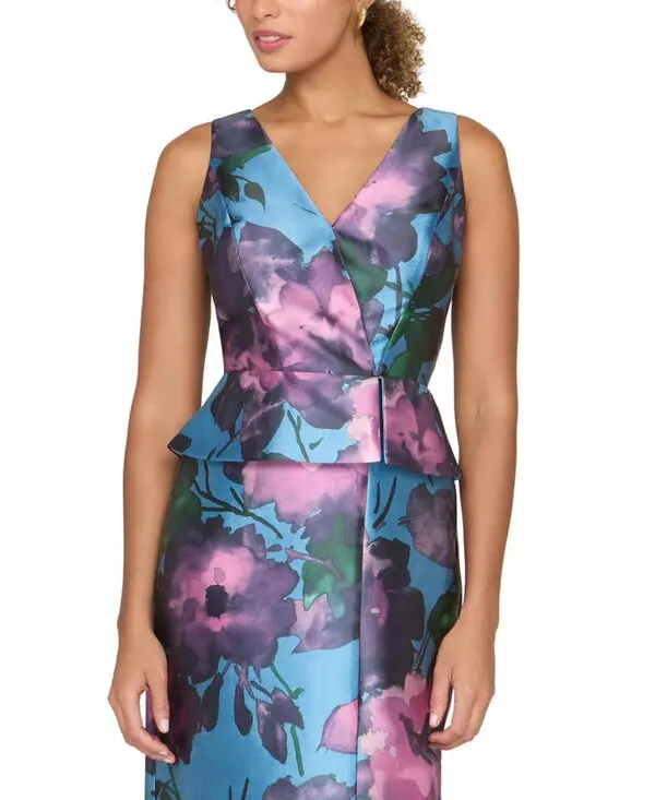 KAY UNGER Celeste Column Gown