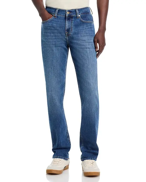 7 For All Mankind Slimmy Slim Straight Fit Jeans - Brink