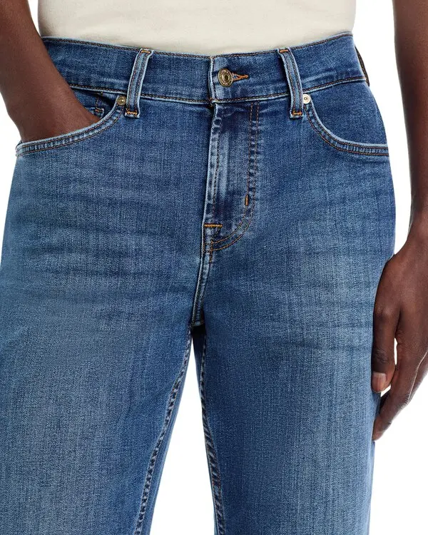 7 For All Mankind Slimmy Slim Straight Fit Jeans - Brink