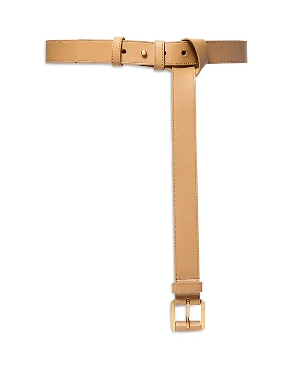 Michael Kors Kaitlin Roller Buckle Belt - Cashew