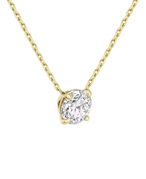 VRAI 2.0ctw Solitaire Necklace - Gold