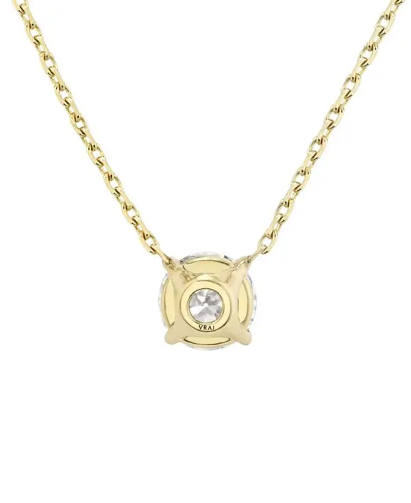 VRAI 2.0ctw Solitaire Necklace - Gold