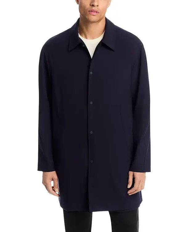 Herno Reversible Raincoat - Blue Navy