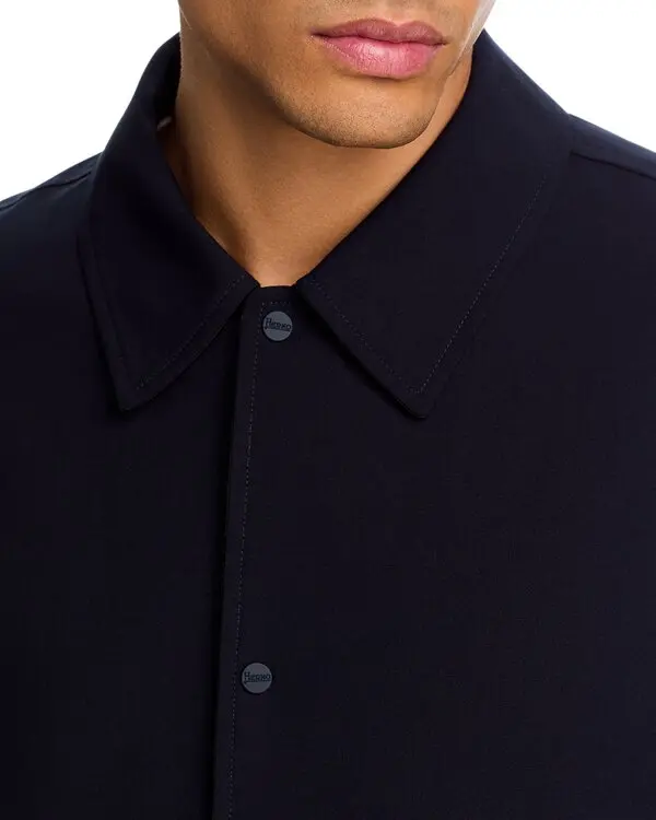Herno Reversible Raincoat - Blue Navy