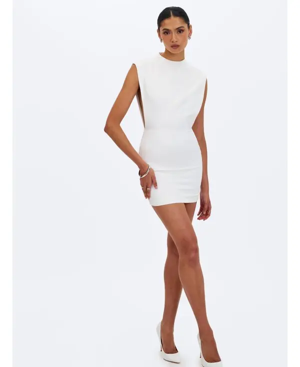 MISS CIRCLE NEW YORK Raegan Jacquard Mini Dress