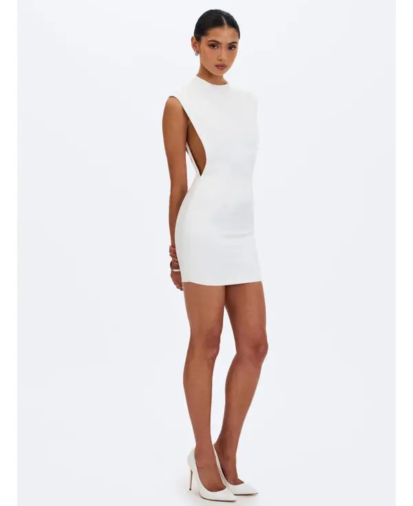 MISS CIRCLE NEW YORK Raegan Jacquard Mini Dress
