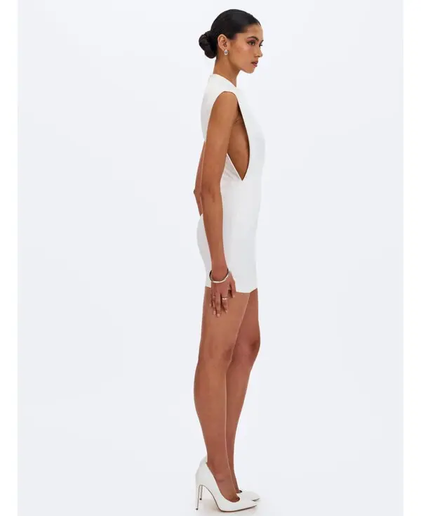 MISS CIRCLE NEW YORK Raegan Jacquard Mini Dress