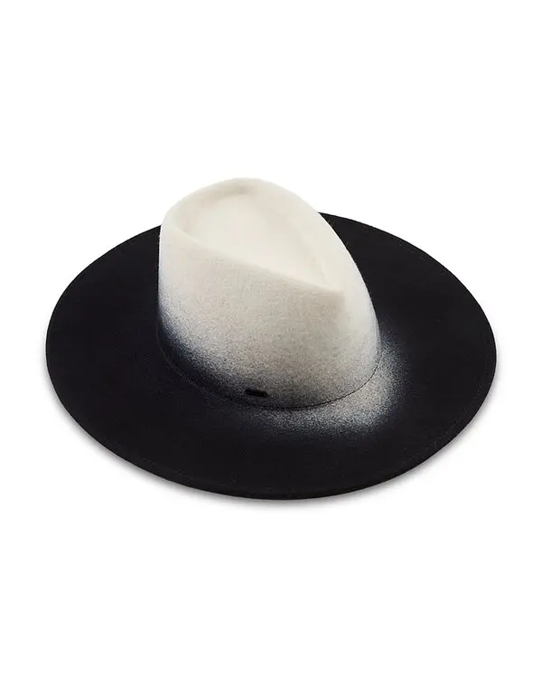 Eugenia Kim Harlowe Felted Wool Fedora - Winter White/black