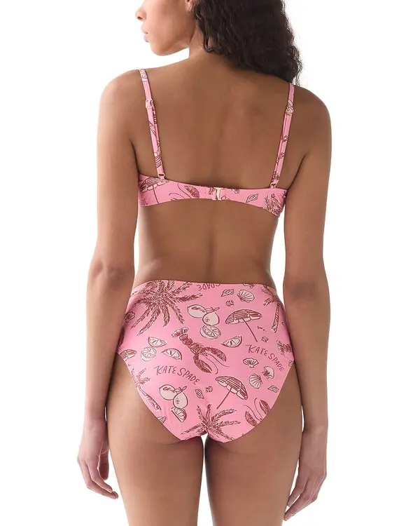 Kate Spade New York High Cut Bikini Bottom