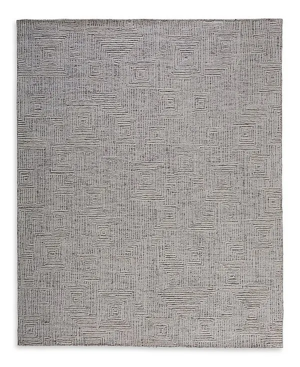 MINK PREMIER Mink Home Aurelia Aur03 8'x10' Area Rug - Silver