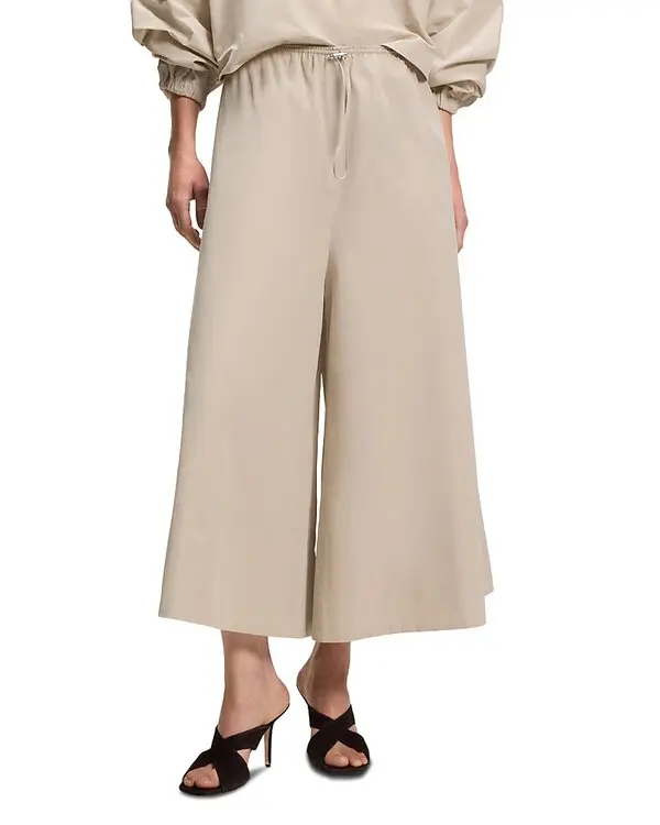 BOSS Tatefa Cropped Pants - Pumice Air Cotton