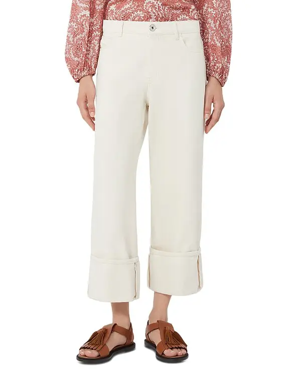 Max Mara Wkdgesto Cropped Pants - Ecru