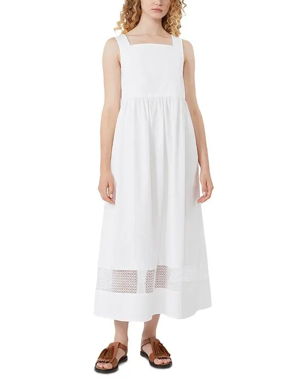 Max Mara Wkdgola Cotton Sleeveless Dress - White