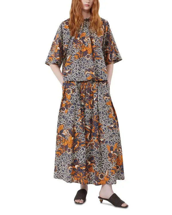 Max Mara Printed Cotton Top