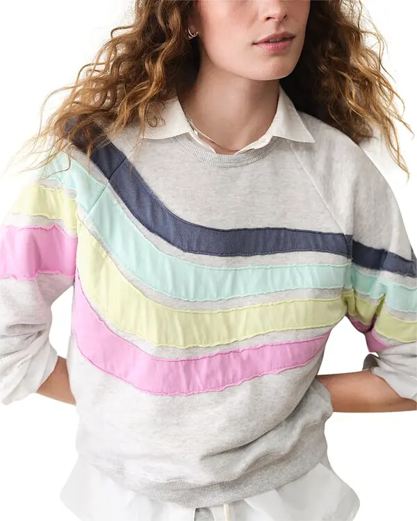 Marine Layer Cloud 9 Terry Sweatshirt - Heath Grey