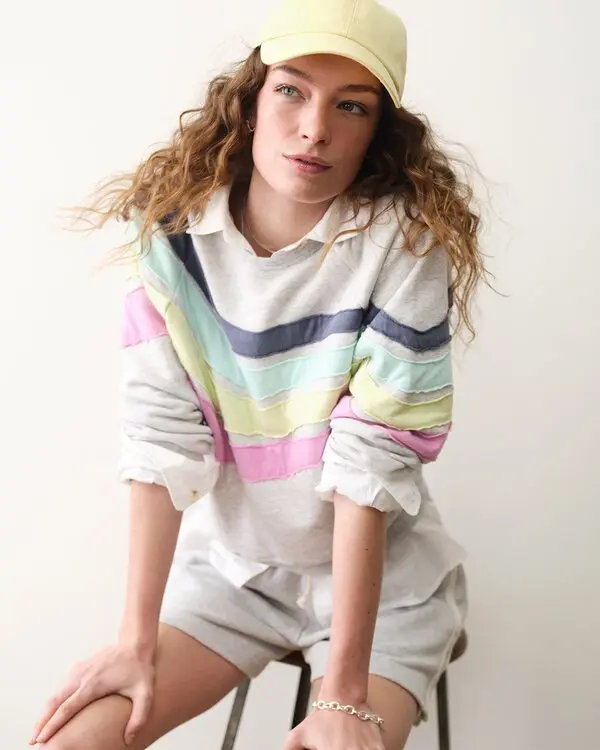 Marine Layer Cloud 9 Terry Sweatshirt - Heath Grey
