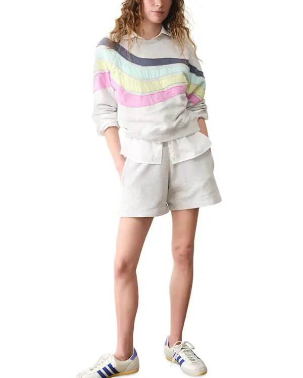 Marine Layer Cloud 9 Terry Sweatshirt - Heath Grey