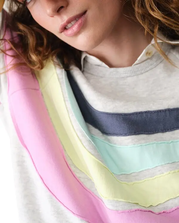 Marine Layer Cloud 9 Terry Sweatshirt - Heath Grey