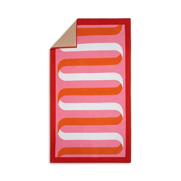 MATOUK Ribbon Beach Towel - Flamingo