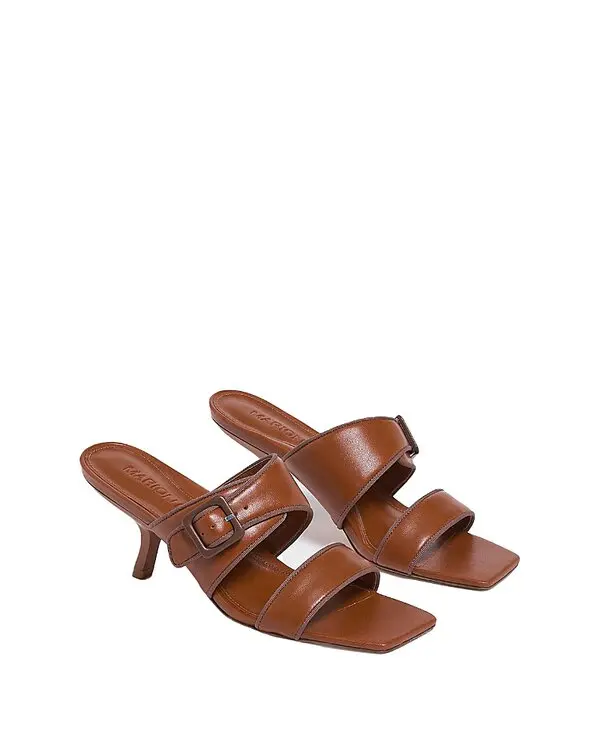 Marion Parke Nappa Zoe Sandal - Chestnut