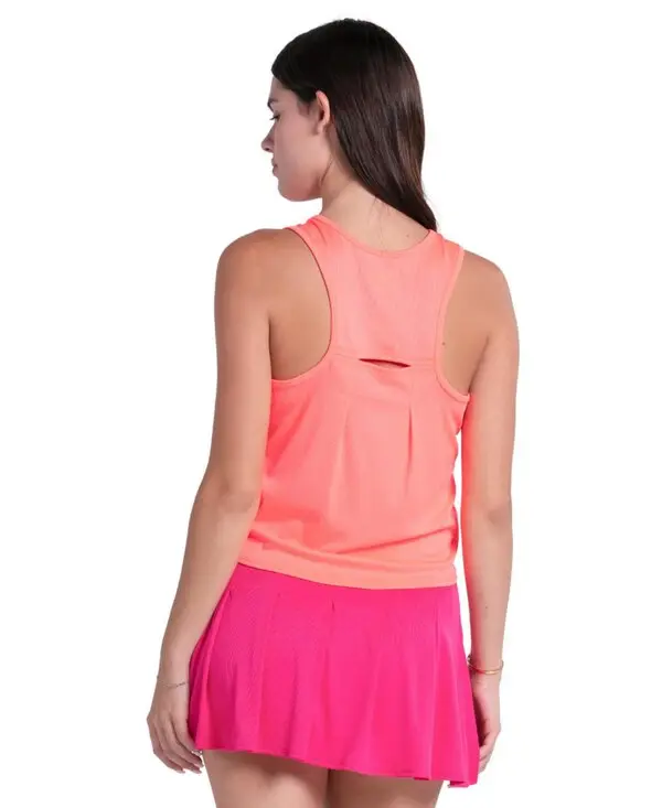 Lucky In Love Court Drip Tank Top - Hot Lava