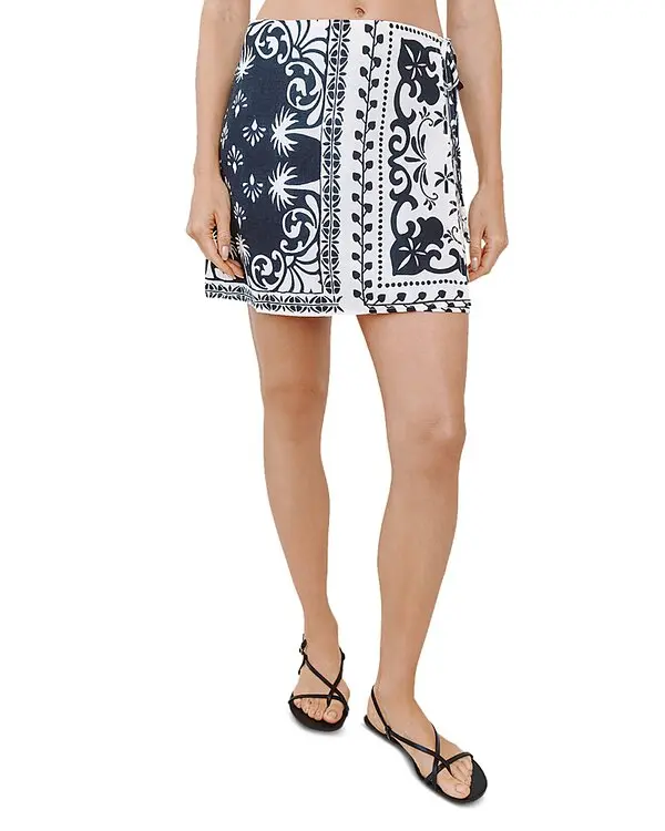 Bella Dahl Sash Wrap Skirt - Tropical Bandana Print