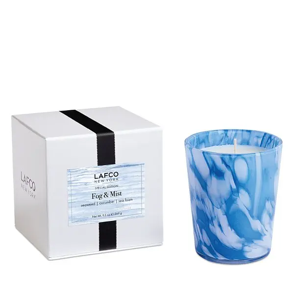 LAFCO NEW YORK Fog & Mist Special Edition Candle, 9.5 Oz - Blue