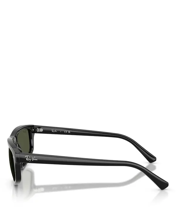 Ray-ban Rectangular Sunglasses, 59mm - Black