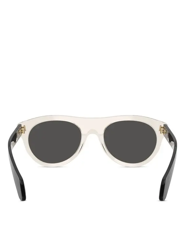 Moncler Isopleth Aviator Sunglasses, 56mm - Dark Grey