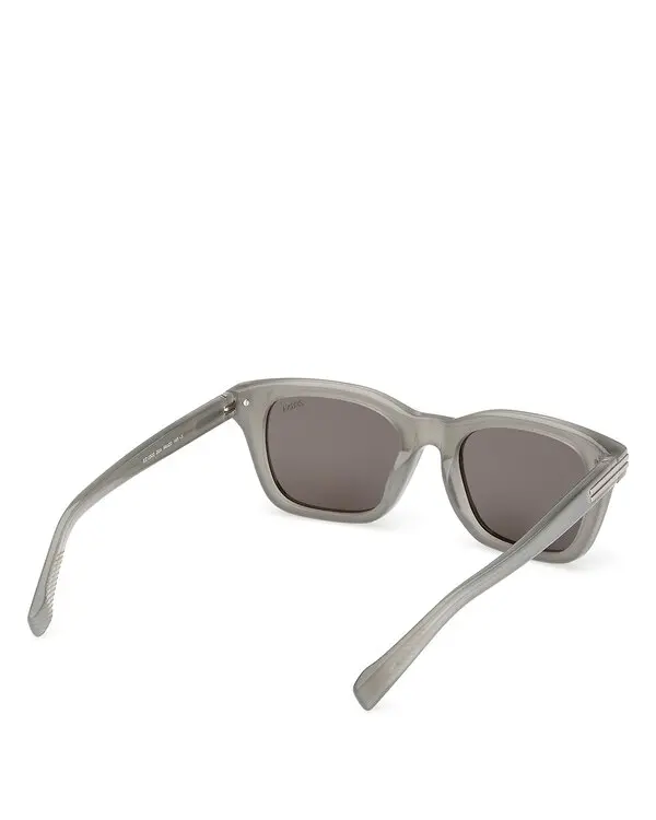 Zegna Geometric Sunglasses, 54mm - Grey