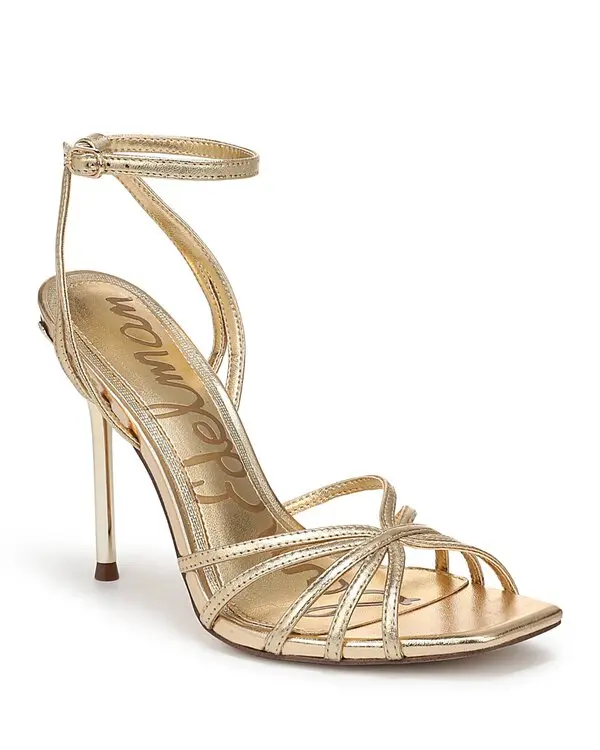 Sam Edelman Lili Strappy Sandals - Amber Gold